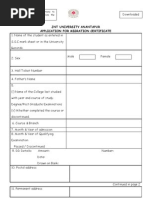 Migration Certificate Form Final | PDF | Affidavit