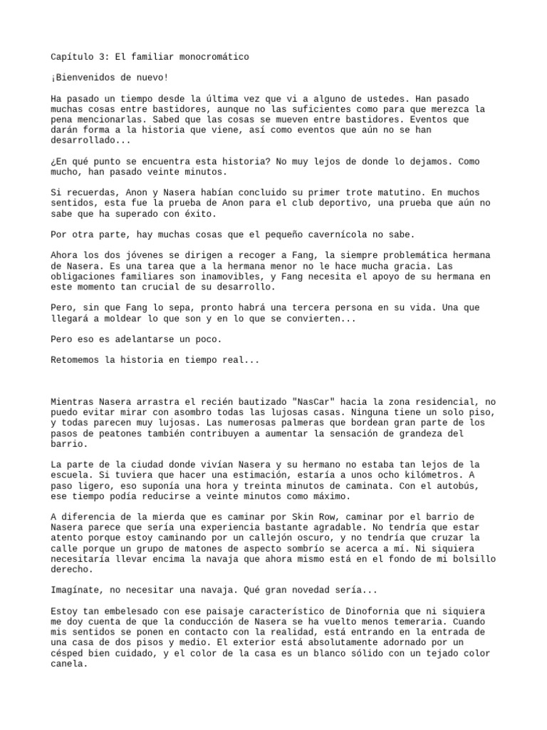 Caminos Alterados - Nasera Capítulo 3 | PDF