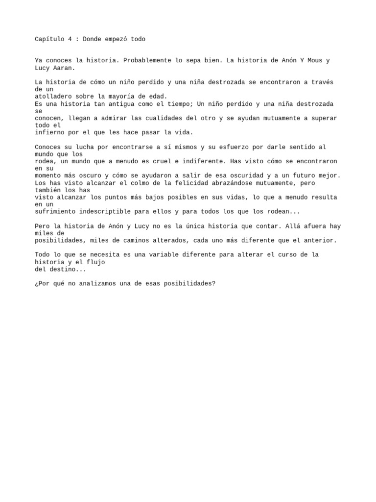 Caminos Alterados - Nasera Capítulo 4 | PDF