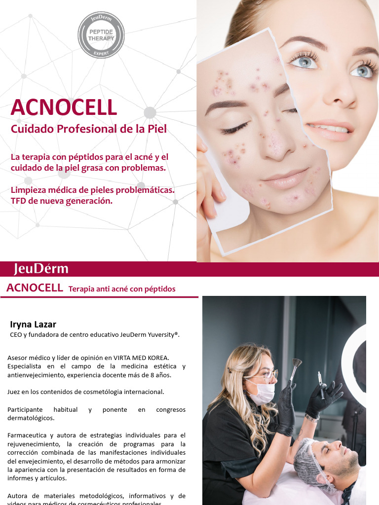 Acnocell - Linea Patentada para Acne - Protocolo | PDF