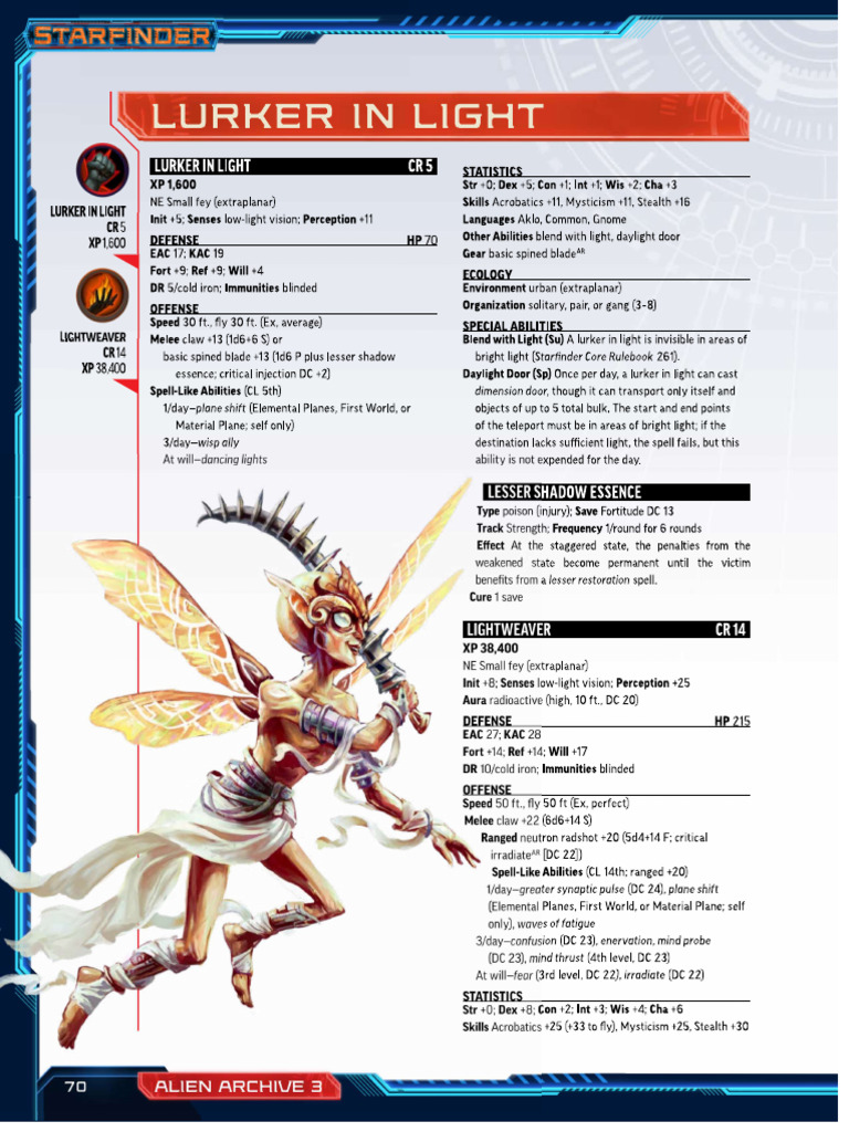Lurker in Light CR5 | PDF
