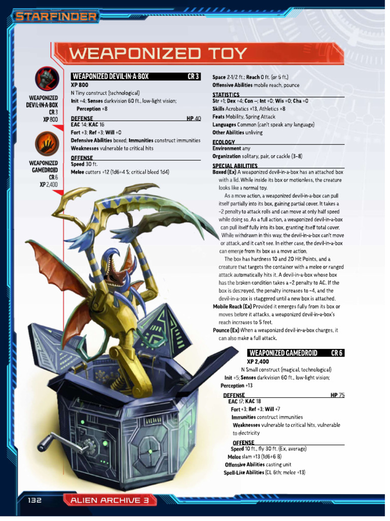 Weaponized Toys CR3CR6 | PDF