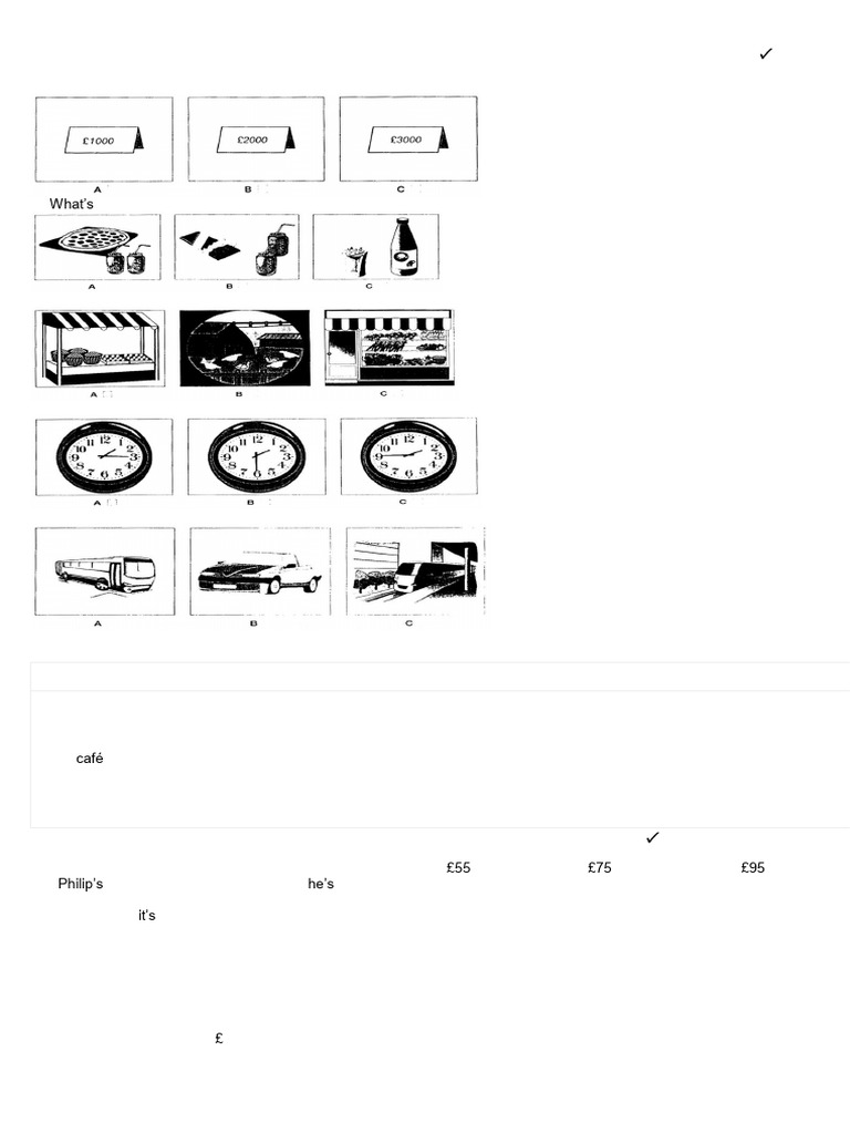 A2 Listening Test Practice Guide | PDF