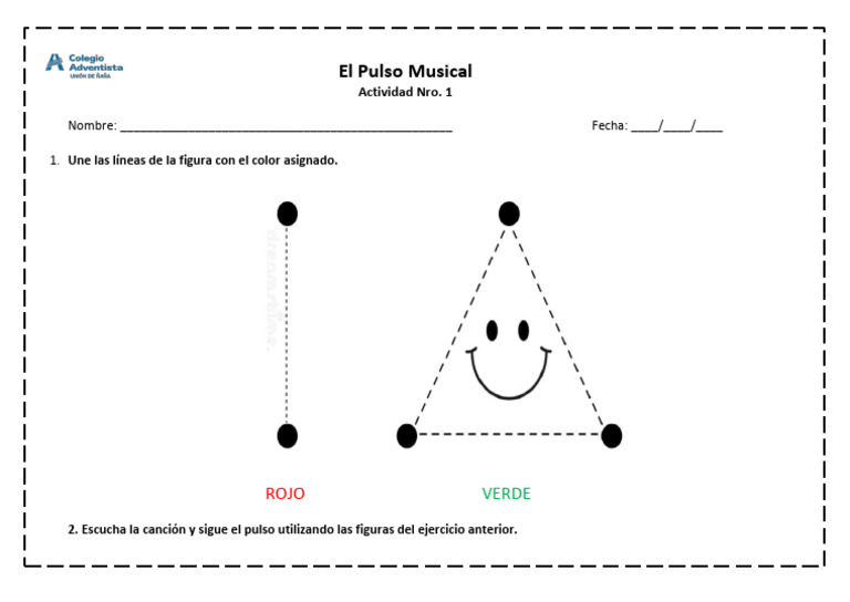 El Pulso Musical - Ficha Didactica 1er Grado | PDF