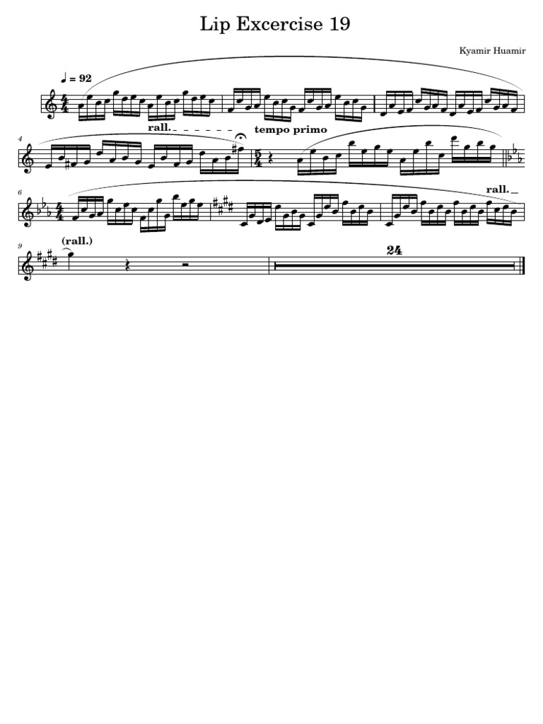 Lip Exercise Nathan Ost | PDF
