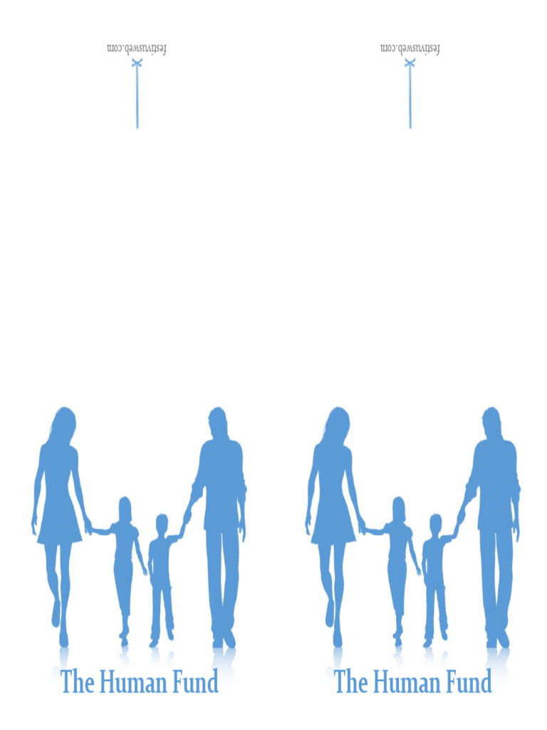 Human Fund Card With People | PDF