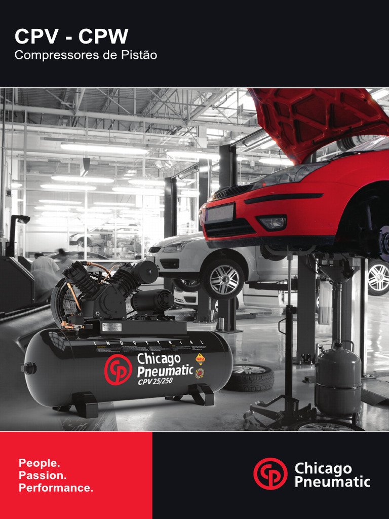Chicago Pneumatic - Catálogo 2pags - 21x30cm CPV - CPW | PDF