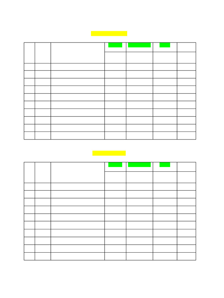 Form Penilaian Lomba Hafalan Surah Pendek | PDF