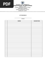 GAD Attendance | PDF