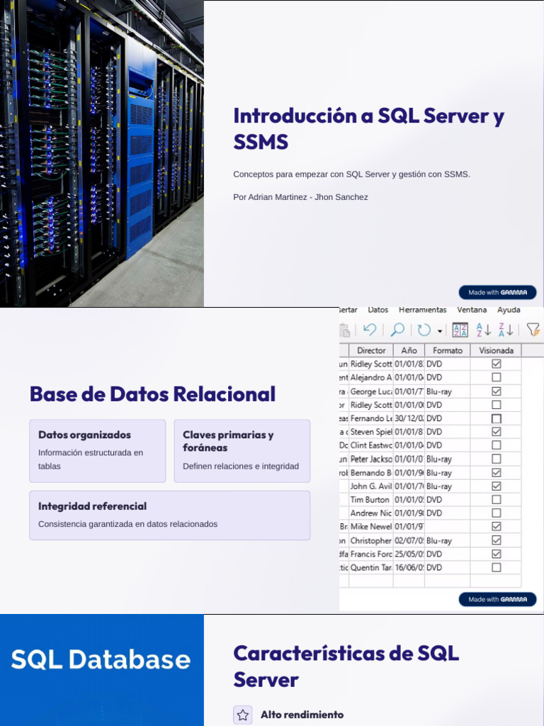 Introduccion A SQL Server y SSMS | PDF