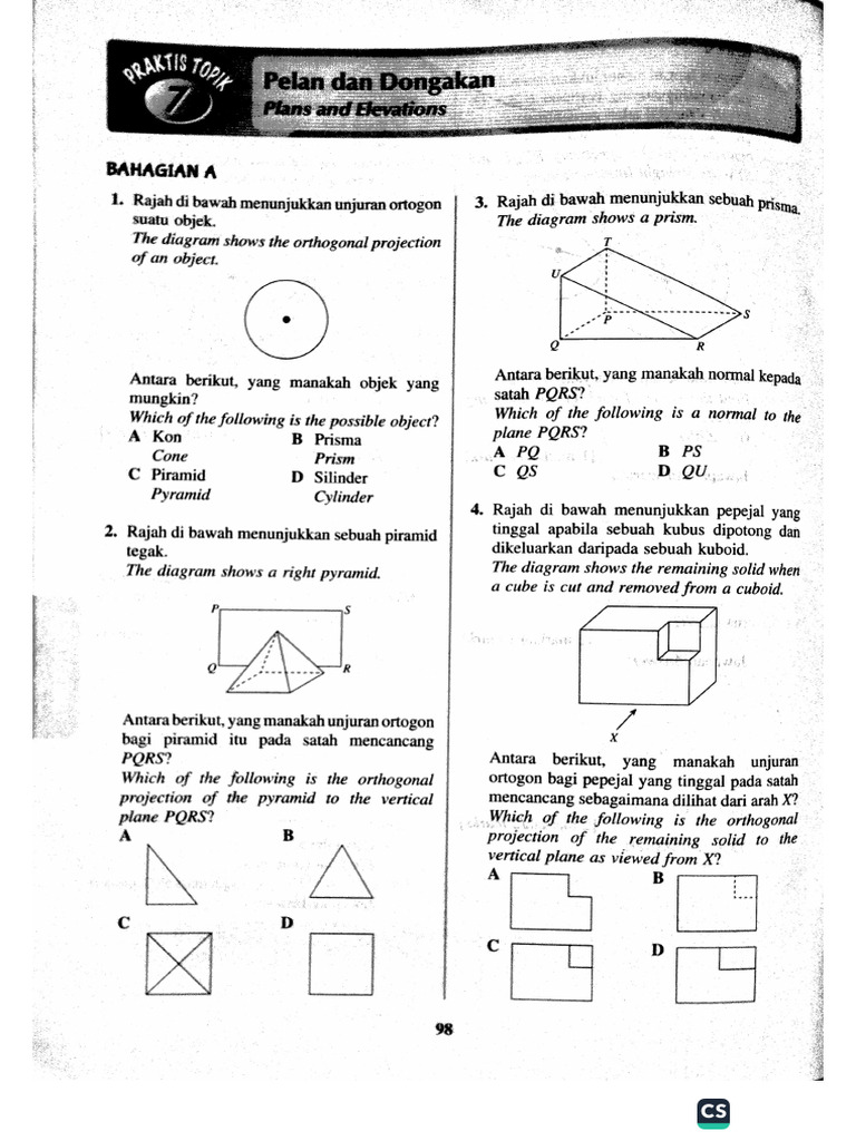 Latihan Bab 7 f3 | PDF