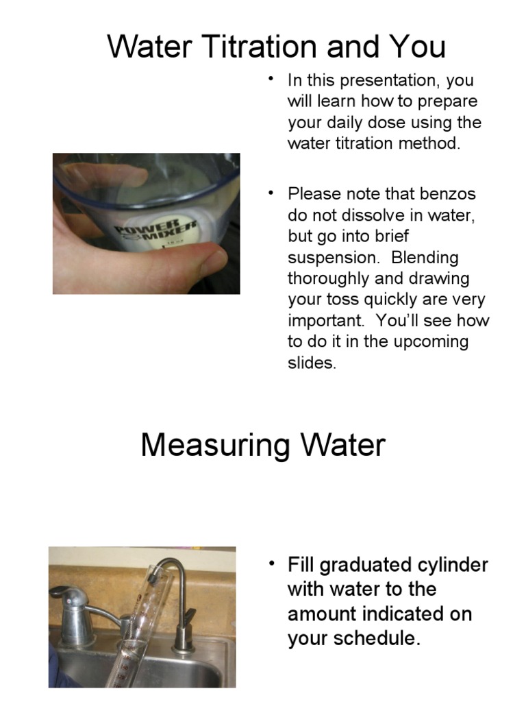 Water Titration Method Guide | PDF | Cooking, Food & Wine | Self ...