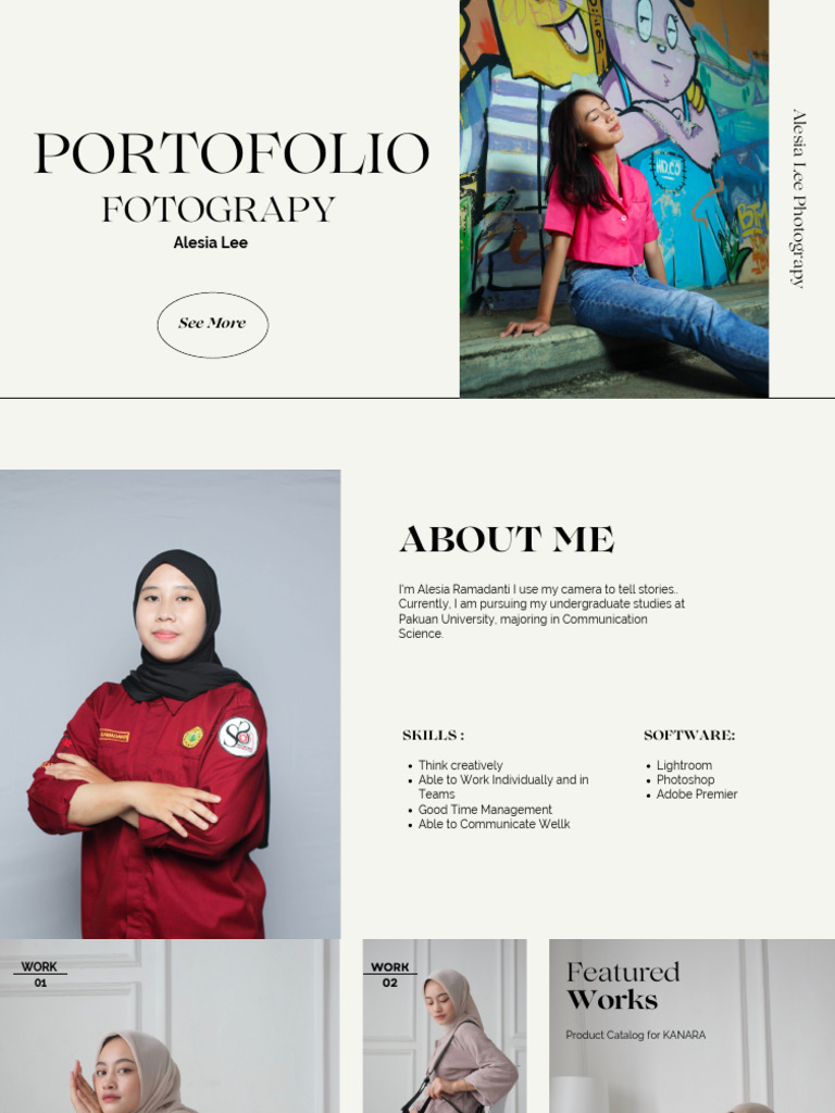 Portofilio Alesia Lee | PDF