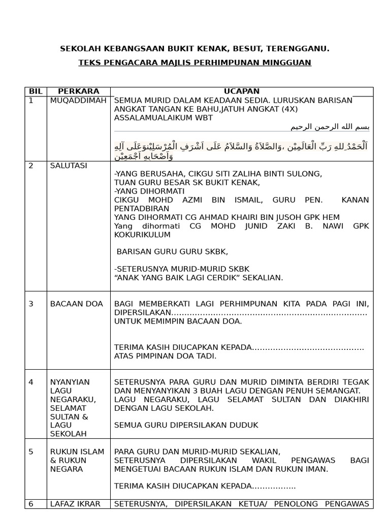 Pengacara Perhimpunan SK Bukit Kenak | PDF