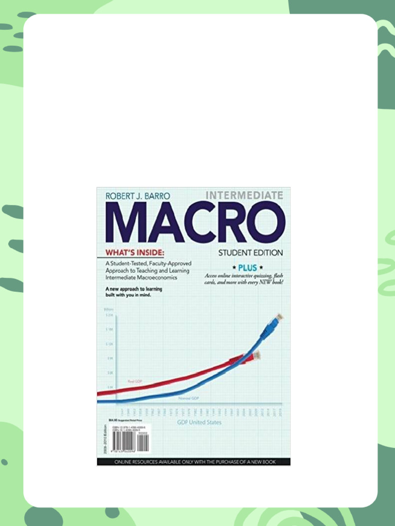 (Ebook PDF) Intermediate MACRO by Robert J. Barro Download | PDF ...