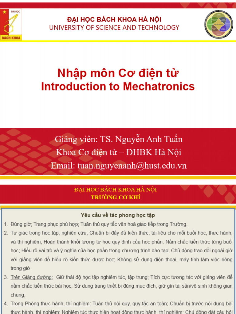 Chuong 1. Gioi Thieu Nhap Mon Co Dien Tu-1 | PDF