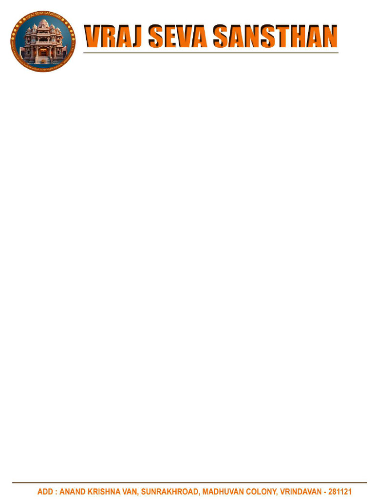 Letterhead Vraj | PDF