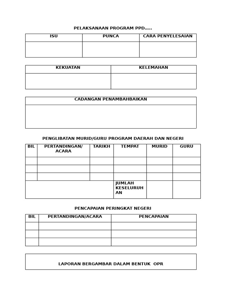 Format Pasca Nilai PPD | PDF