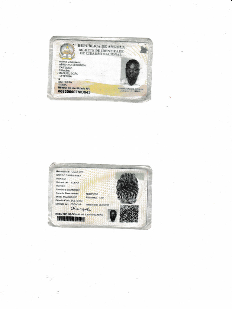 Bilhete Adriano | PDF