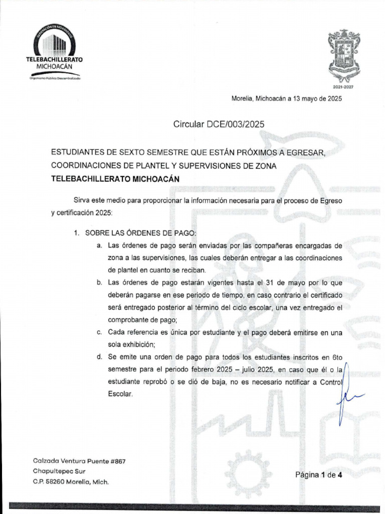 Circular Dce 003.2025 | PDF