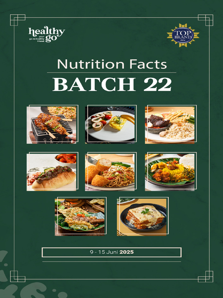 Menu Batch 22 - FL | PDF