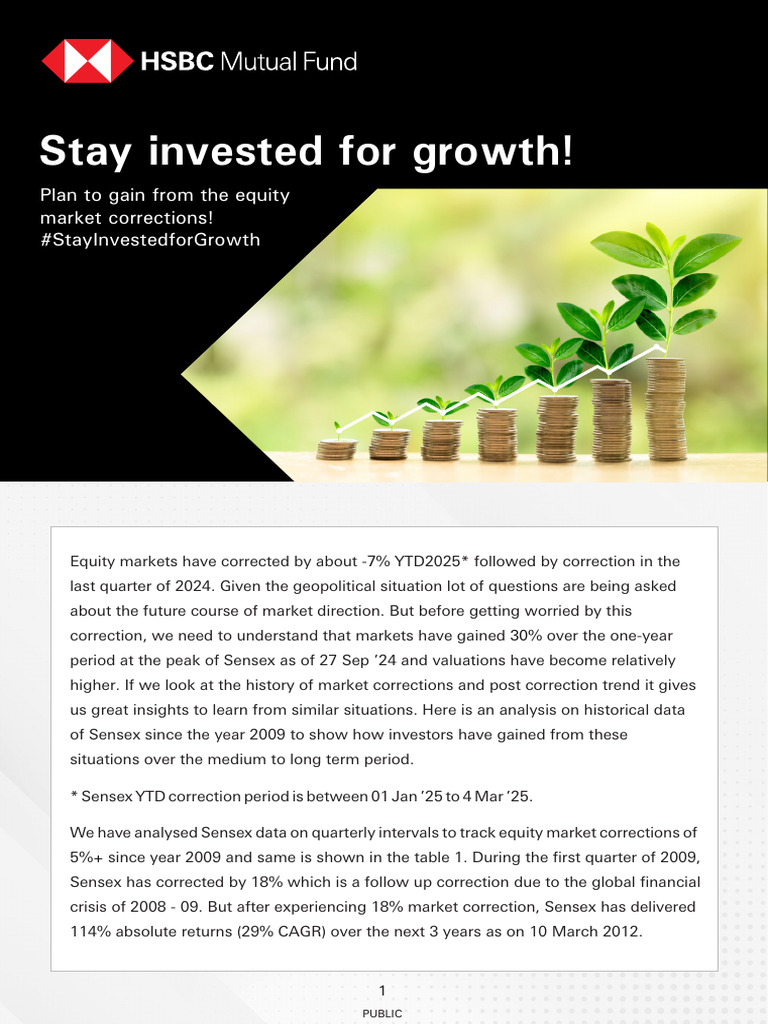 Stay Invested For Growth March 2025 | PDF | Consumption (Economics ...
