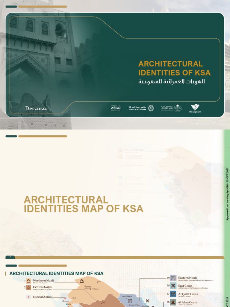 Architectural Identities of Kingdom of Saudi Arabia 1742265134 | PDF ...