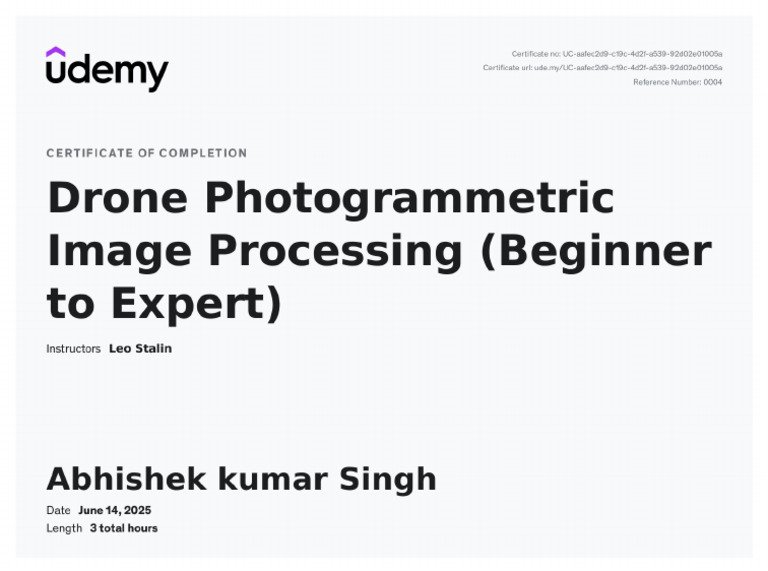 Drone Certificate | PDF