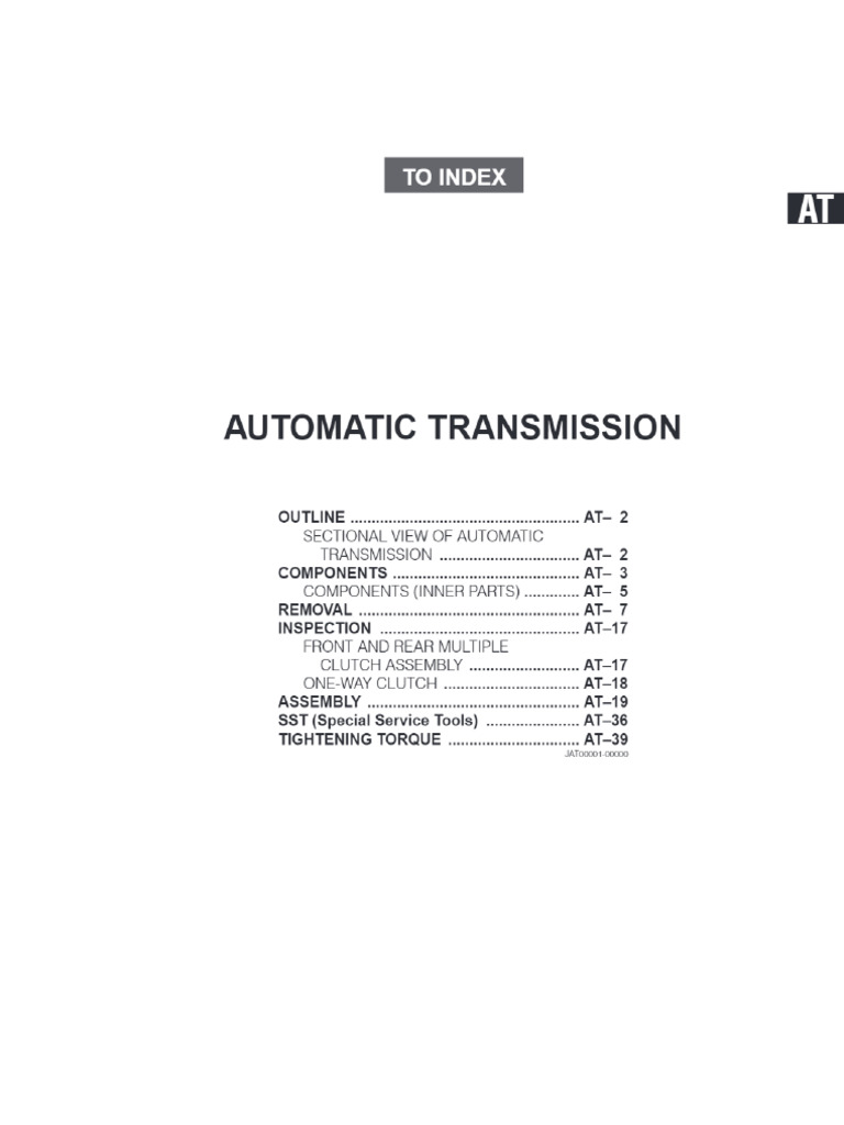 Automatic Transmission - A4q - A4r at | PDF