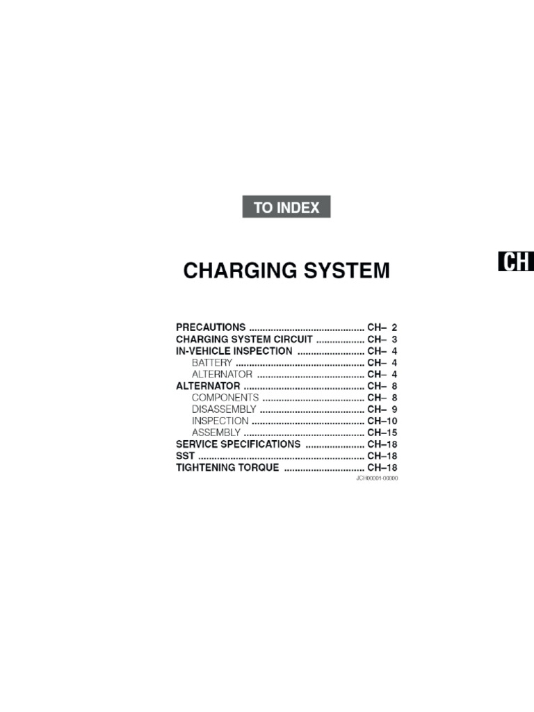 Charging System - k3 Engines | PDF