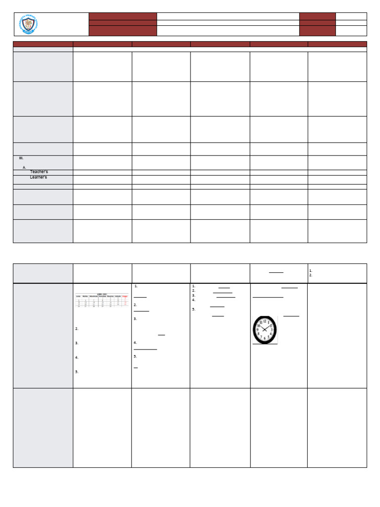 DLL Mathematics 3 q4 w2 v2 | PDF