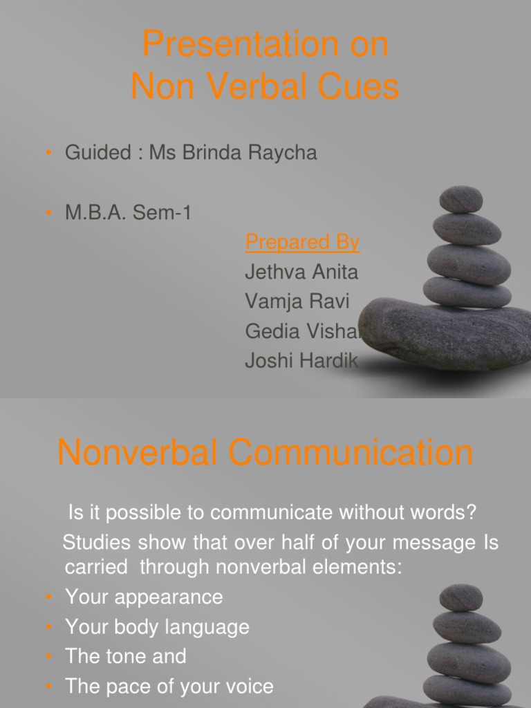 Understanding Nonverbal Cues in Communication | PDF