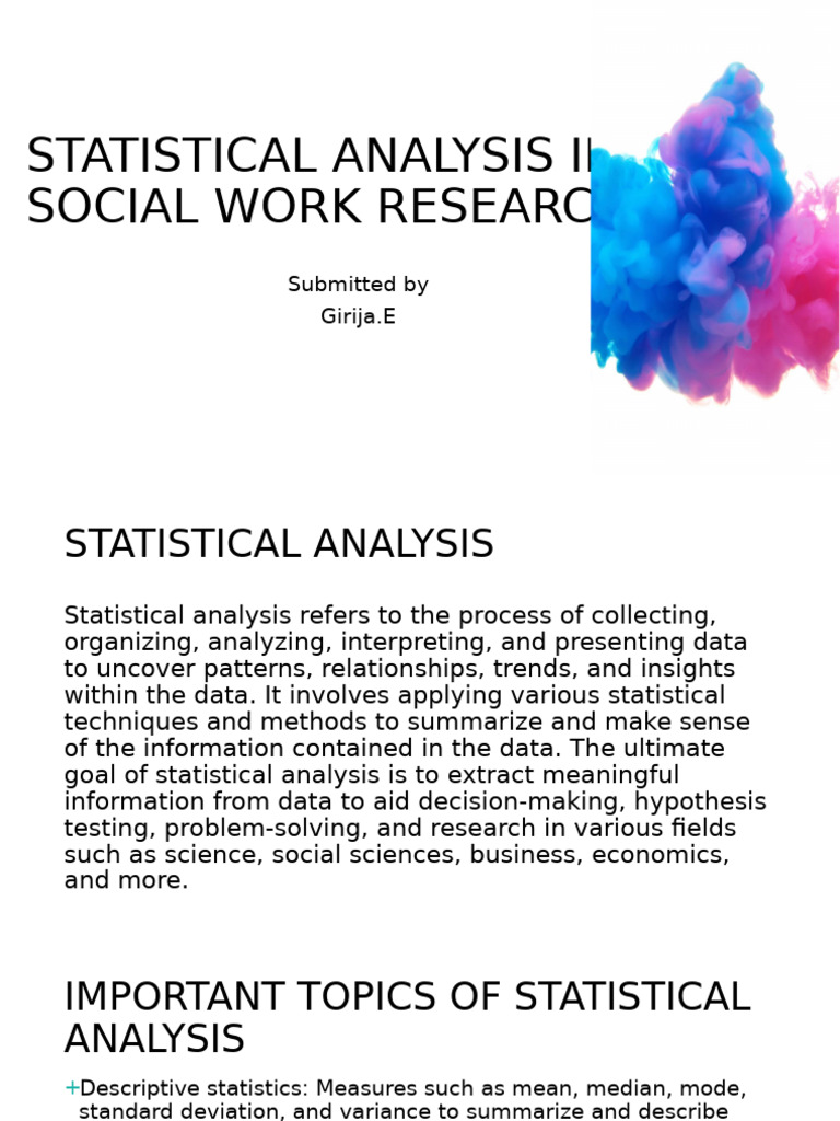 Statistical Analysis | PDF | Statistics | Data Analysis