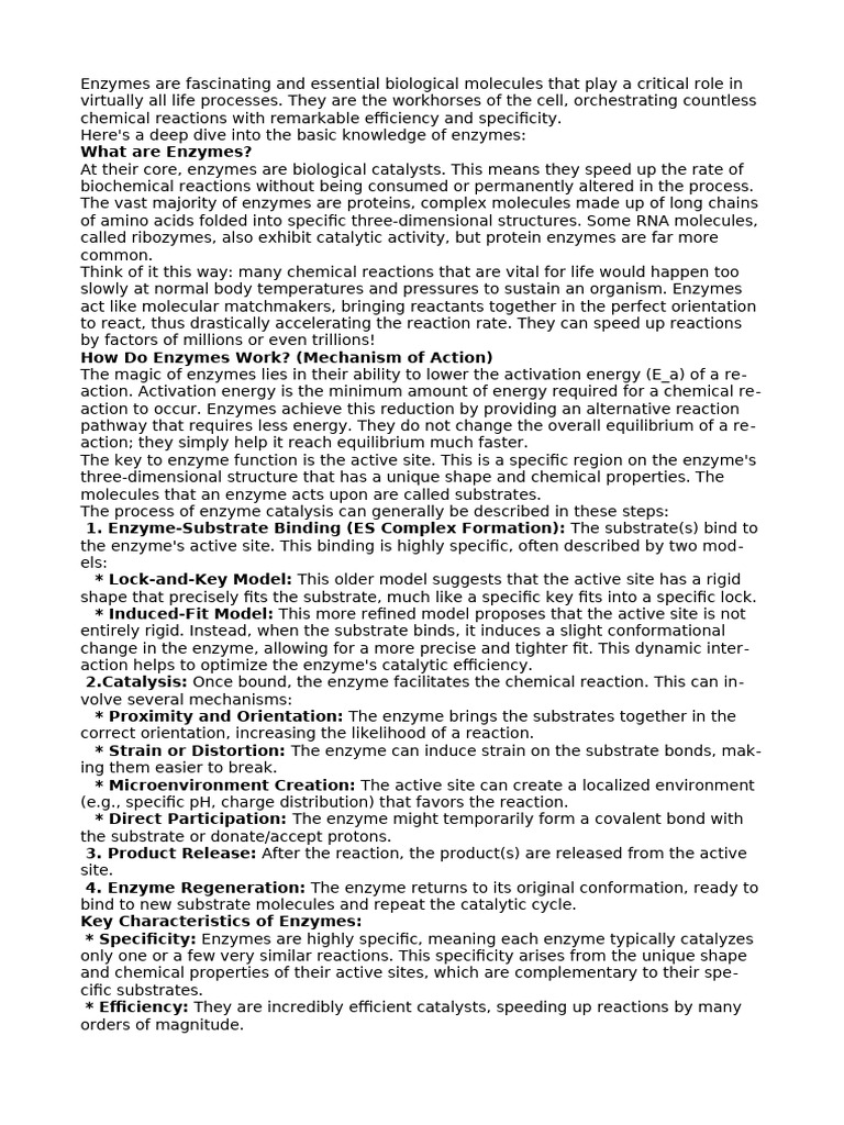 UNIT 2 IBE | PDF | Enzyme Inhibitor | Active Site