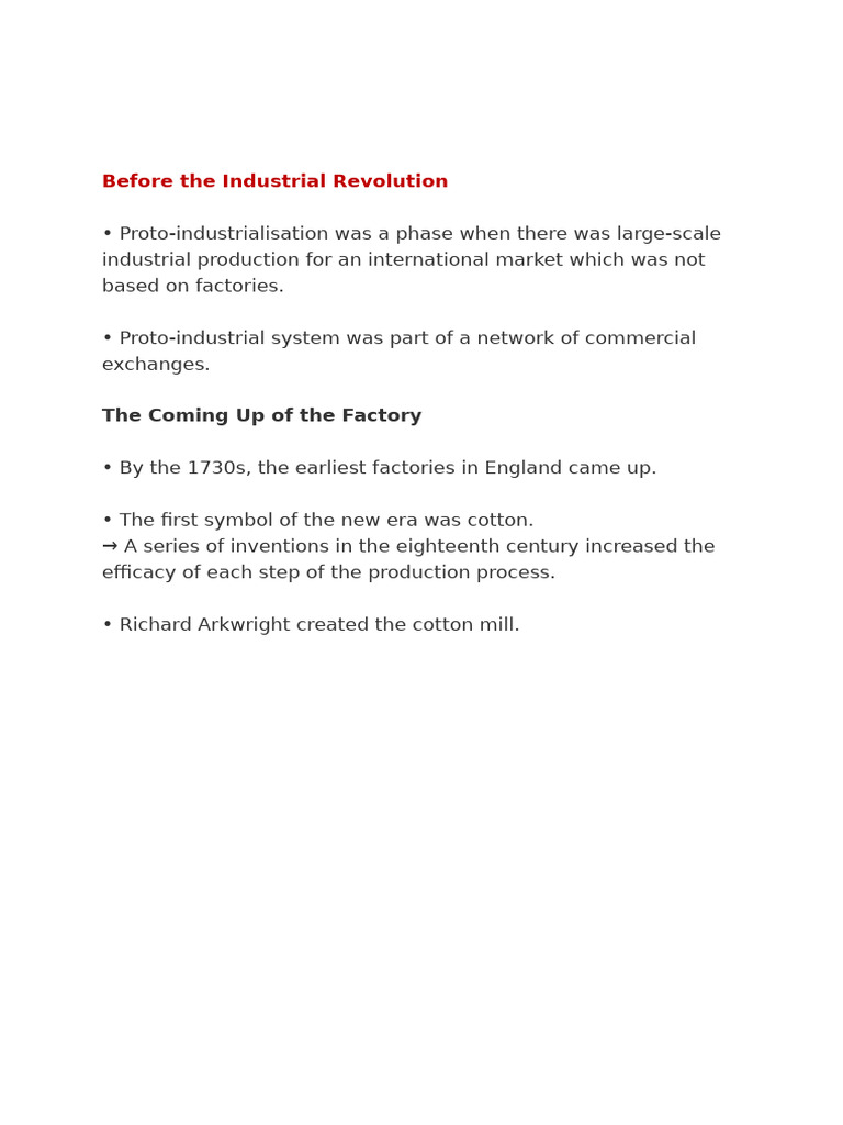 Age of Industrialization | PDF