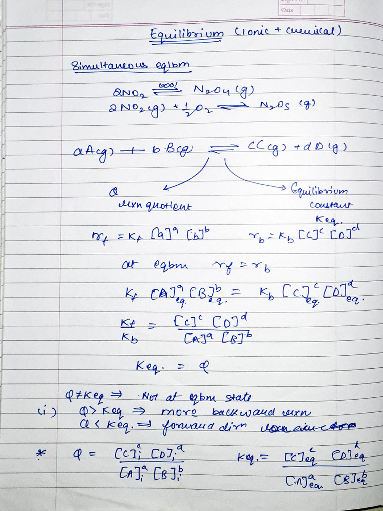 Ionic Equilibrium . | PDF