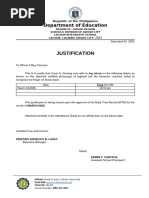 Justification for Biometric Attendance Issues | PDF