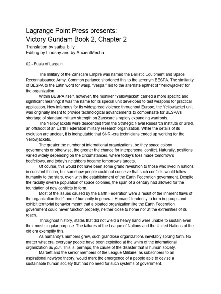 (LPP) Victory Gundam Book 2 Chapter 02 | PDF