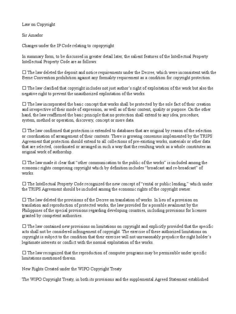 Law on Copyright | Derivative Work | Copyright