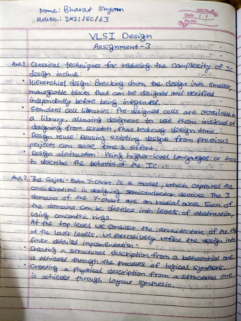 VLSI Assignment 3 | PDF