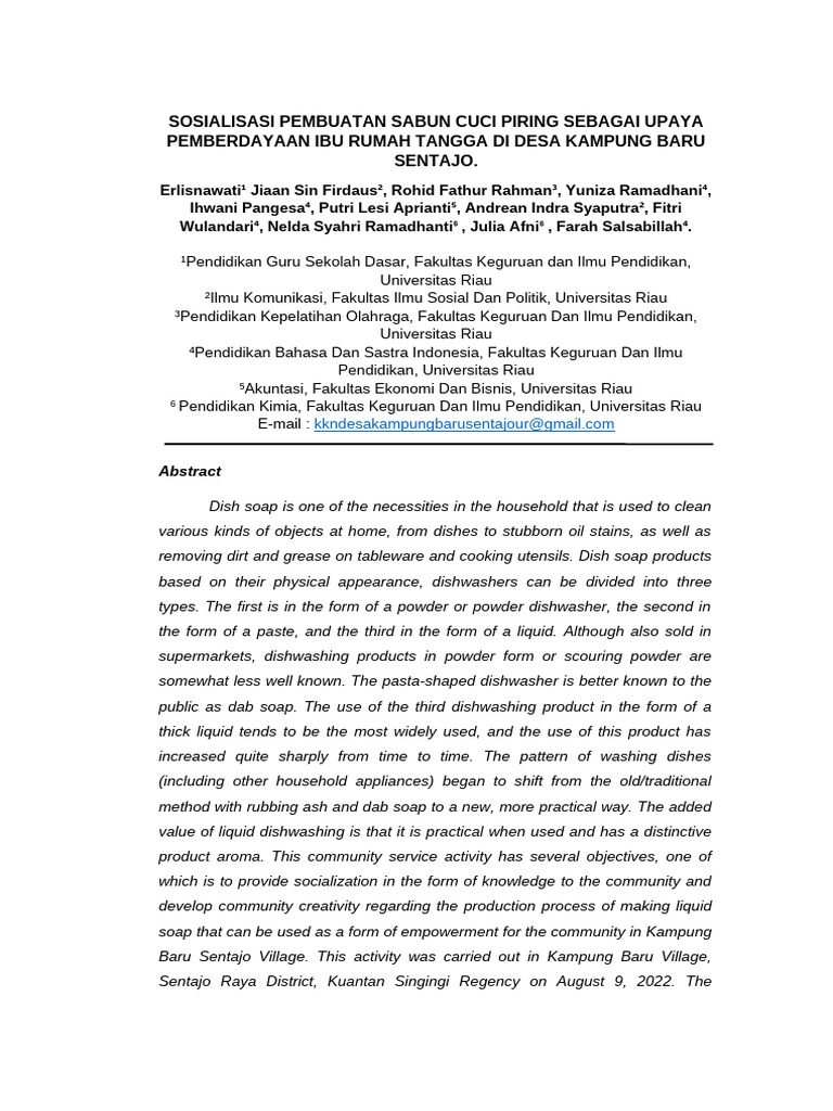 KKN Kampung Baru Fix | PDF