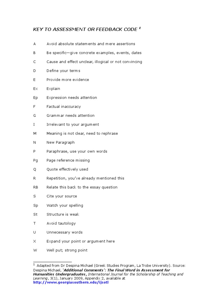 Assessment or Feedback Code | PDF | Science & Mathematics