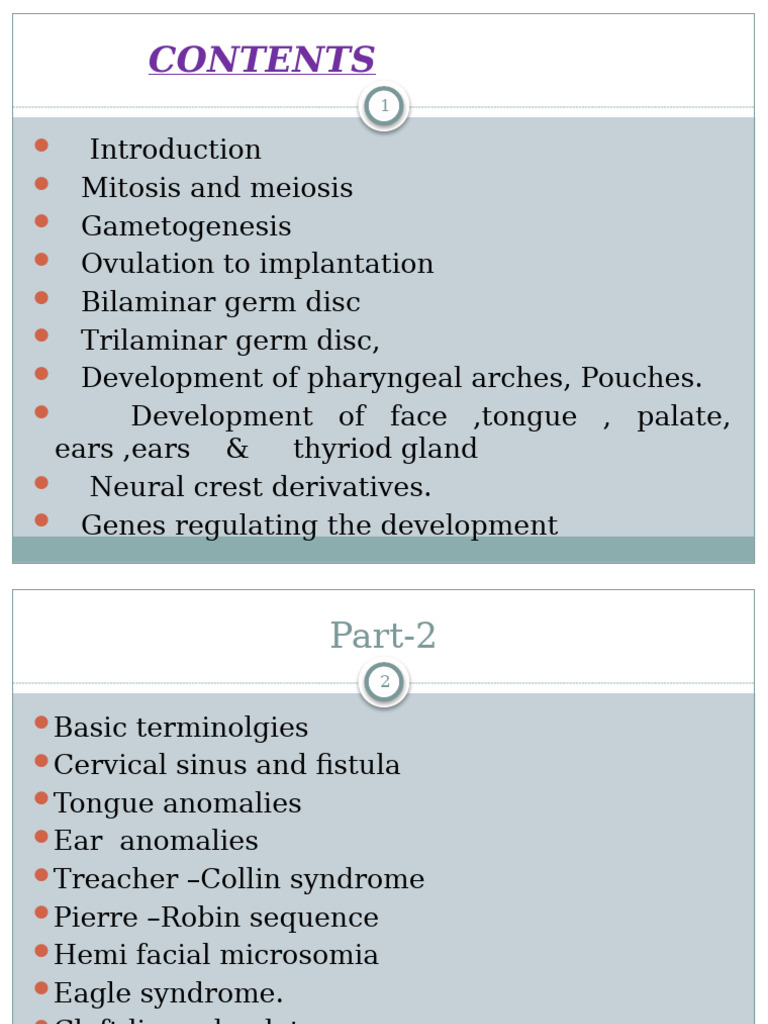 Anomalies of First Brachial Arch Yusuf. (Repaired) | PDF | Biological ...