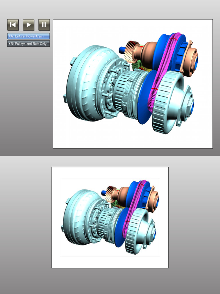 G49010 3D CVT Operation Drivetrain | PDF