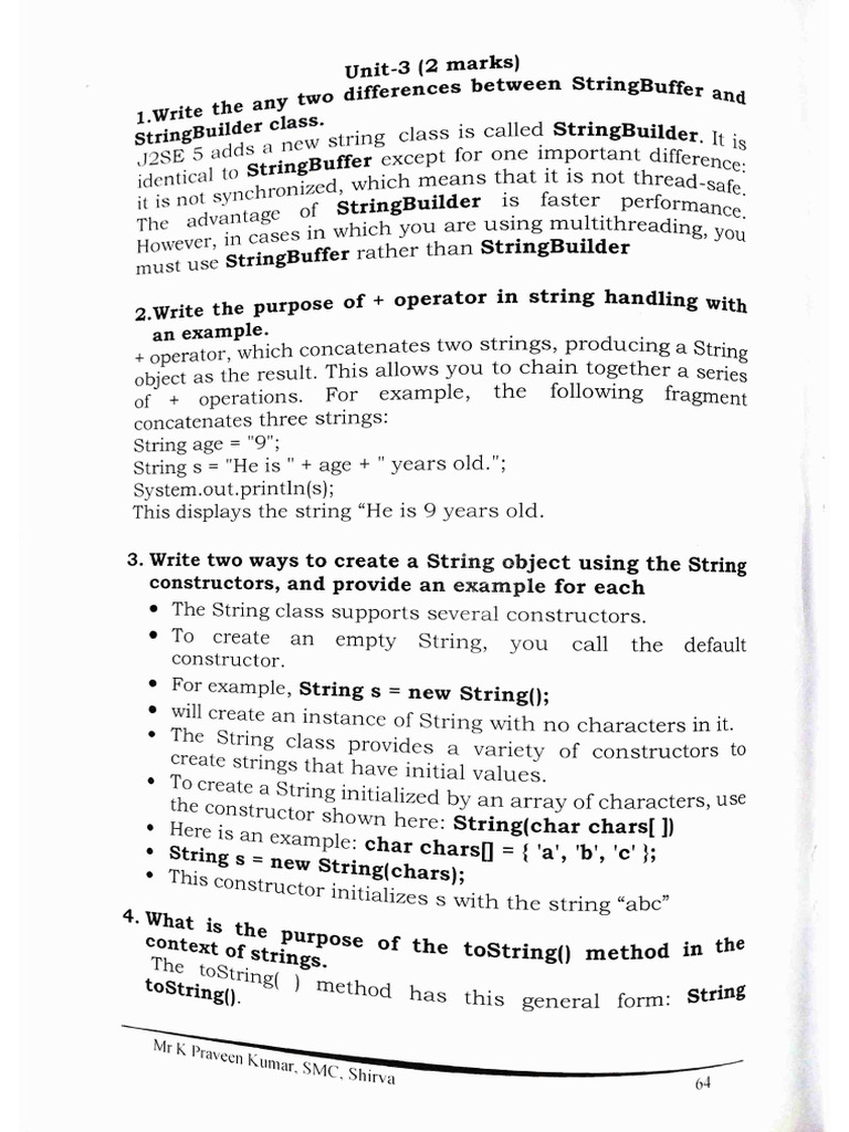 Advance Java Unit-3 | PDF