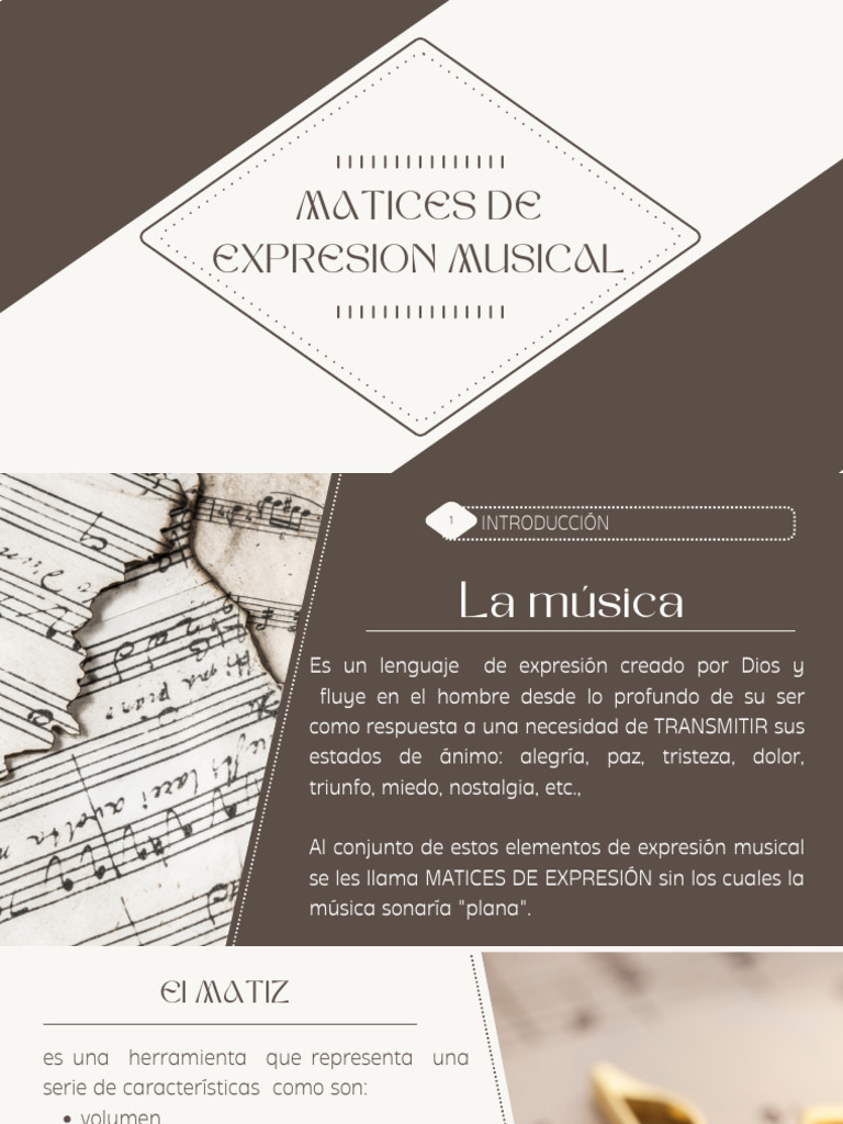 Matices de Expresion Musical | PDF