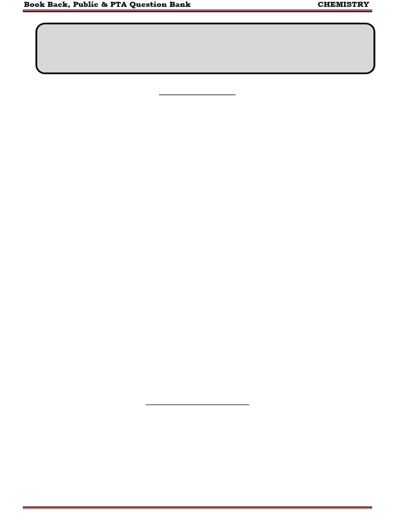 12th Book Back YEAR Ques 2025 | PDF | Coordination Complex | Amine