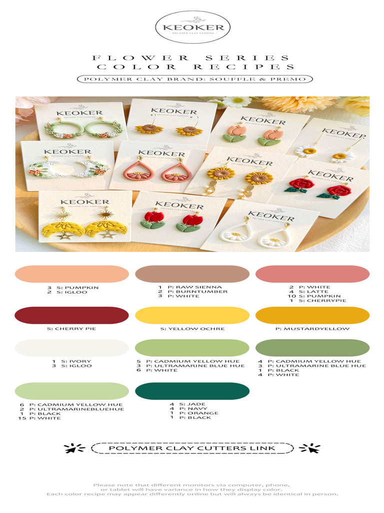 Flower Series Color Recipes | PDF