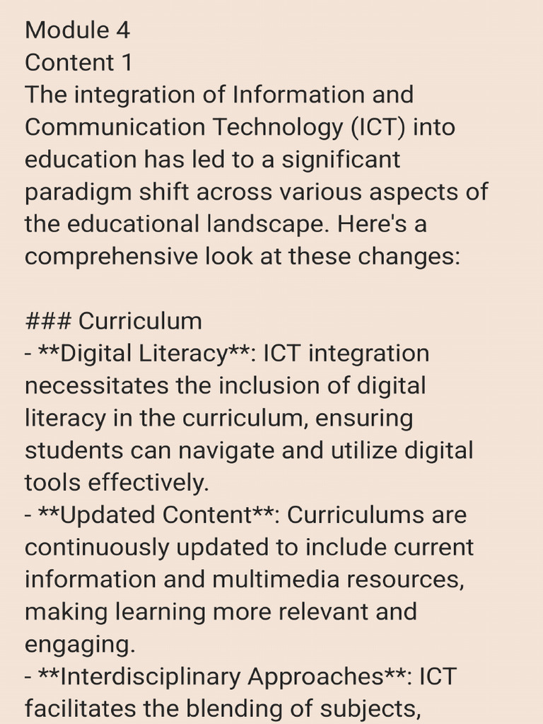 Ict Module 4 | PDF