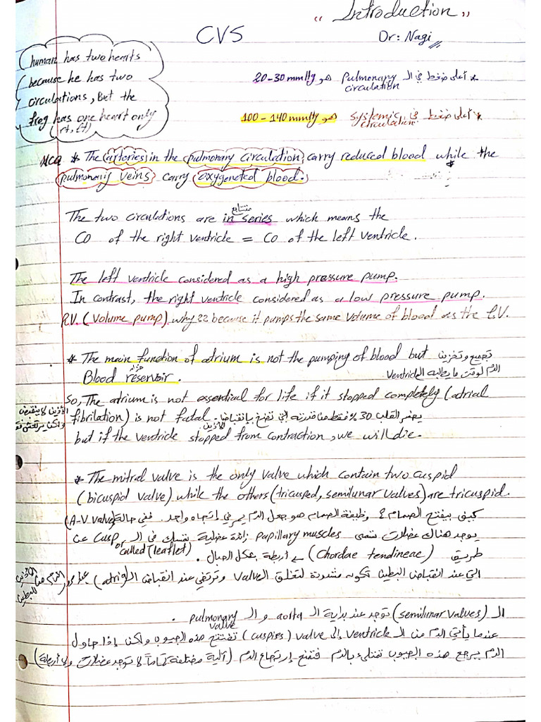 CVS DR - Nagi Lec 1 and 2 | PDF